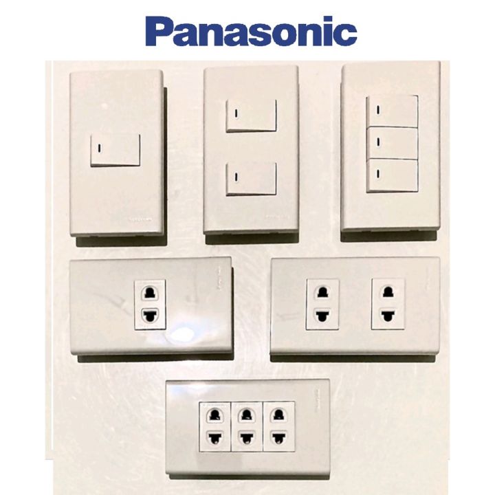 PANASONIC Switch & Convenience Power Outlet Devices Wide Series | Lazada PH
