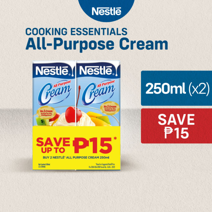Nestle All Purpose Cream 250ml - BUY 2, SAVE P15 | Lazada PH