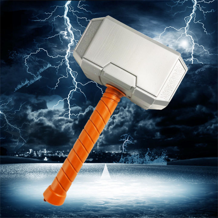 Avengers Thor Action Figures Plastic Thor Hammer Toys Prop Children's ...