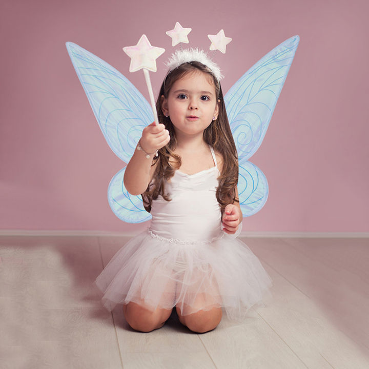 Boyroom 2022 new Girls Butterfly Fairy Wings, Princess Wings with ...