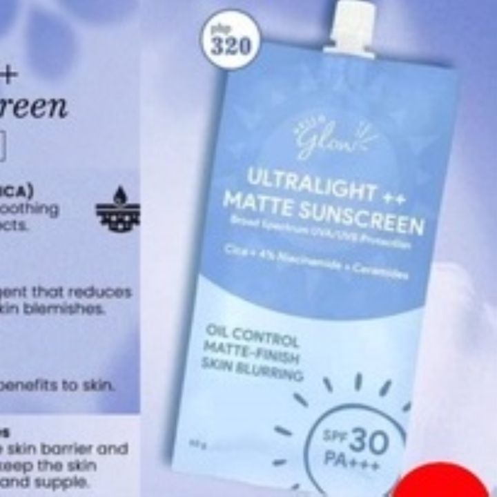 Hello Glow Ultralight Matte Sunscreen SPF 30 50G | Lazada PH