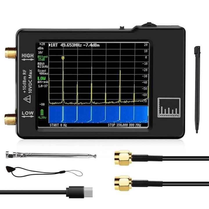 【MOREFINE】 测试无线信号 Spectrum Analyzer RF Analyzer Sine Output Battery ...