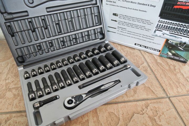 Action 31pcs 1/4-in Dr. 12-Point Standard & Deep Impact Socket Set | Lazada