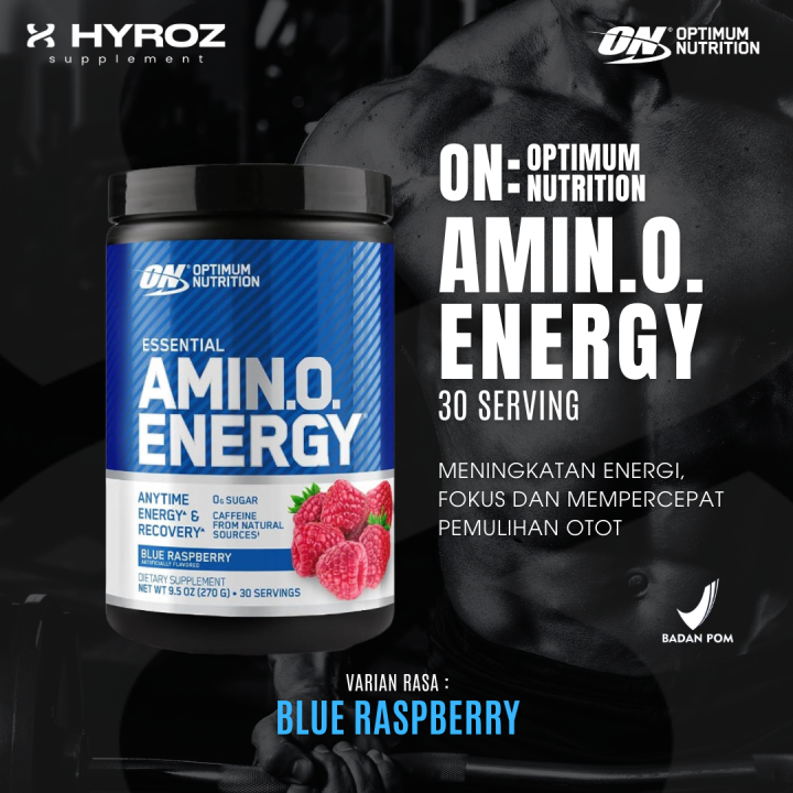 ON (Optimum Nutrition) : Essential AMINO ENERGY 270g/30 serving - BLUE ...