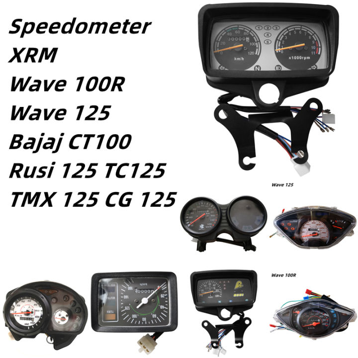 Motorcycle Panel Gauge Speedometer Honda XRM 110 125 Wave 100R Wave 125 ...