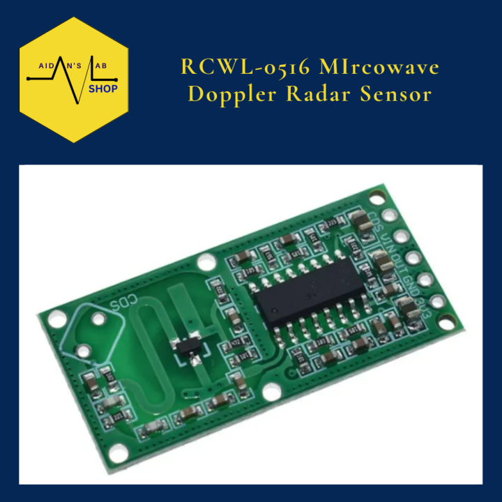 RCWL-0516 | RCWL0516 | Doppler Radar Sensor | Aidans Lab | Lazada PH