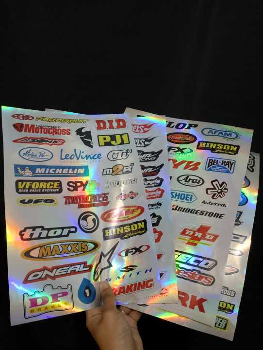Stiker Racing Pack Hologram Print Cut Lembaran | Lazada Indonesia