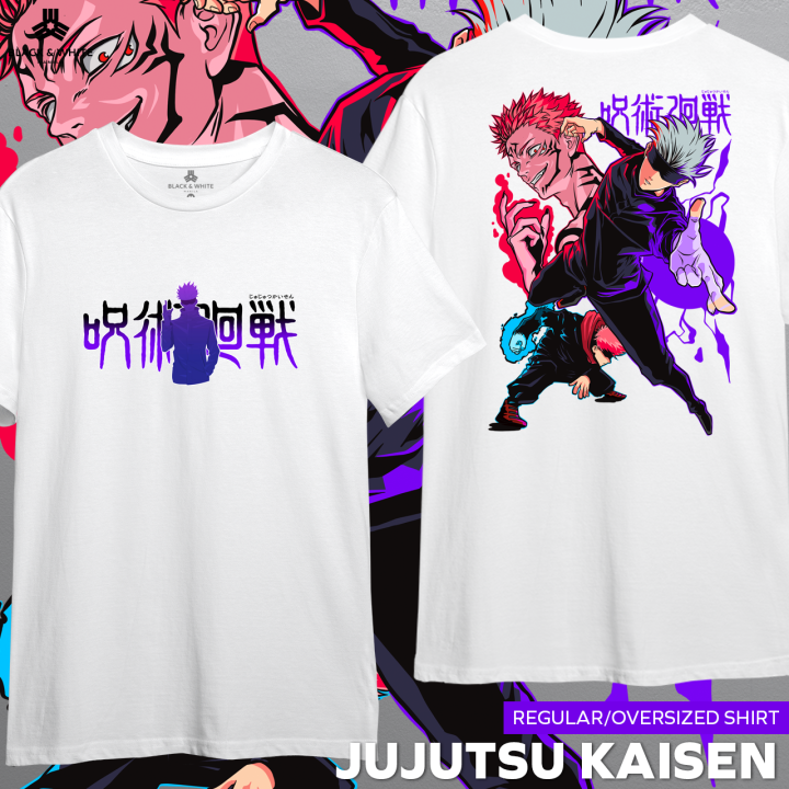 GOJO Regular/ Oversized Shirt by AIZENSKYE | JUJUTSU KAISEN by Black ...