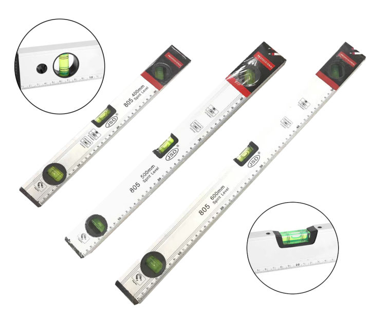 Spirit Level Bar Level Ruler Measuring Tools Aluminum Level Bar with ...