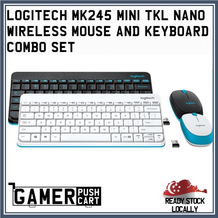 Logitech Mk245 Mini Tkl Nano Wireless Mouse And Keyboard Combo Set Lazada Singapore