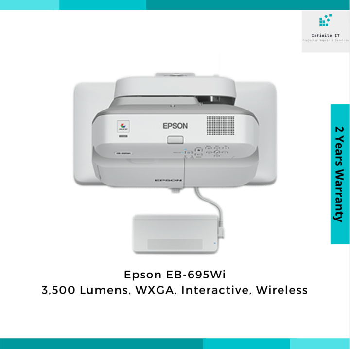 Epson EB-695Wi 3500 Lumens Ultra-Short Throw Interactive WXGA 3LCD Projector | Lazada