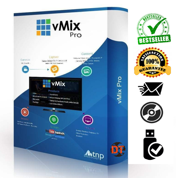 vMIX PRO 24 & 25 & 26 Live Production & Streaming Software 2022 | One ...