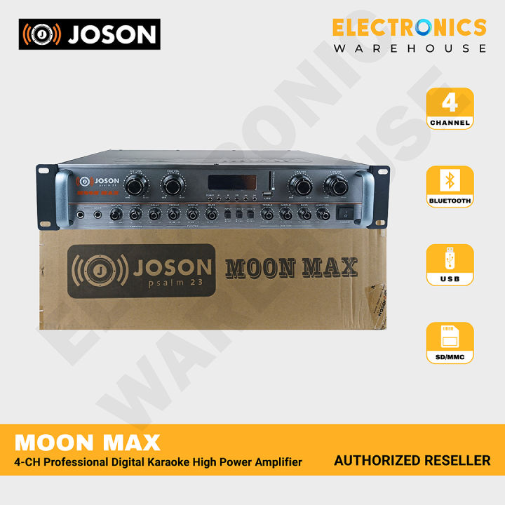 Joson Moon Max Four Channel Professional Digital Karaoke High Power ...