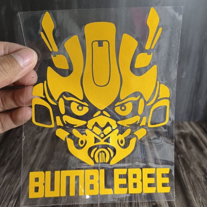 Cutting Stiker Bumblebee Transformer Variasi Motor Mobil Sticker Robot ...