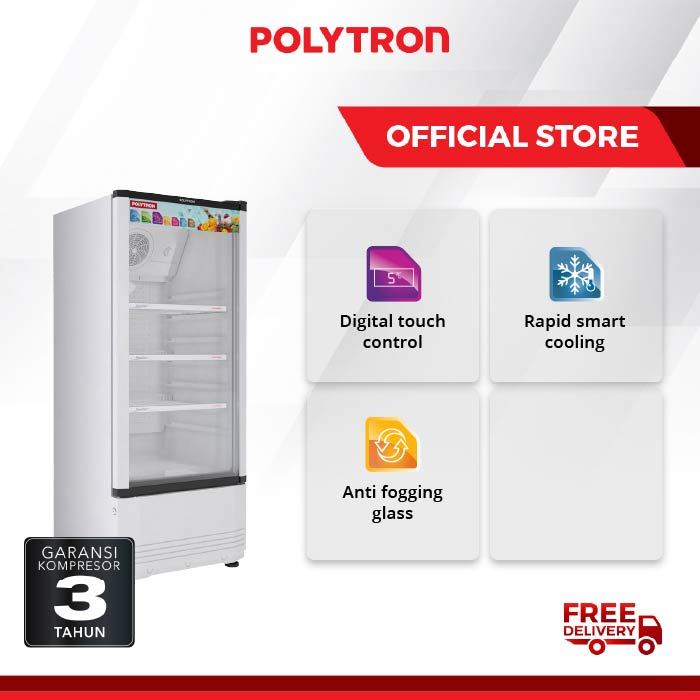 POLYTRON Showcase 140 Litres SCN 140X | Lazada Indonesia