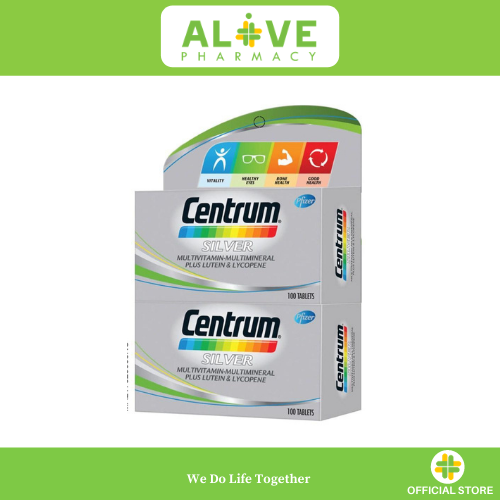 CENTRUM SILVER MULTIVITAMIN 100'S Twin pack - EXPIRY 10/2024 | Lazada
