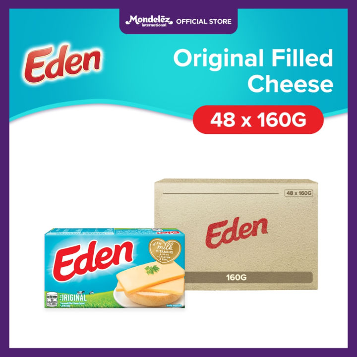 Eden Original - Processed Filled Cheese 160g with Milk Vitamins A B2 ...