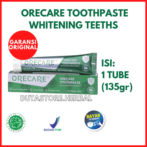 Super Whitening Teeth - Orecare Toothpaste - Odol Pemutih Gigi - Denta ...