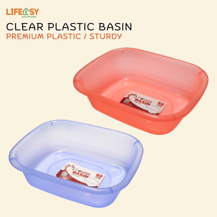 Clear Plastic Basin / Bath Tub / Wash Basin / Buckets - 301 & 302 ...