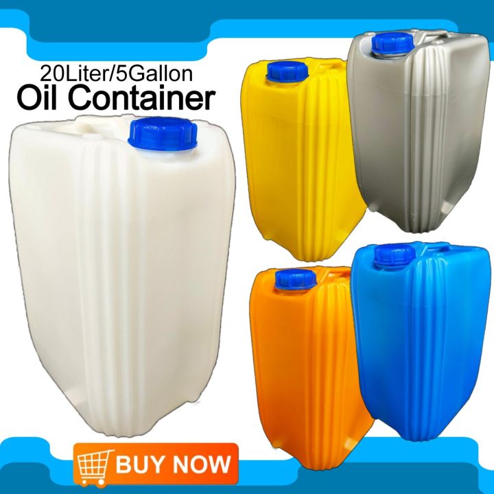 20 LITER = 5 GALLON STACKABLE OIL CONTAINER / LIQUID CONTAINER / CARBOY ...