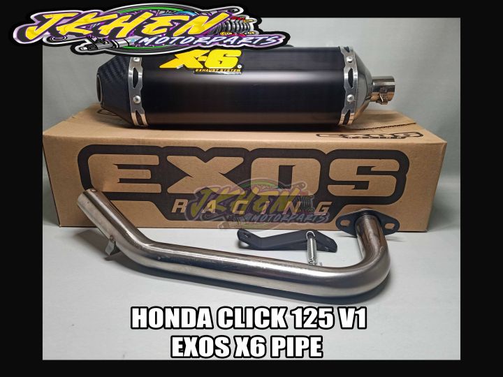 HONDA CLICK 125 V1 EXOS X6 PIPE | Lazada PH