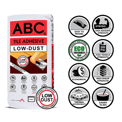 ABC Tile Adhesive Heavy Dutyor low dust 25kg | Lazada PH