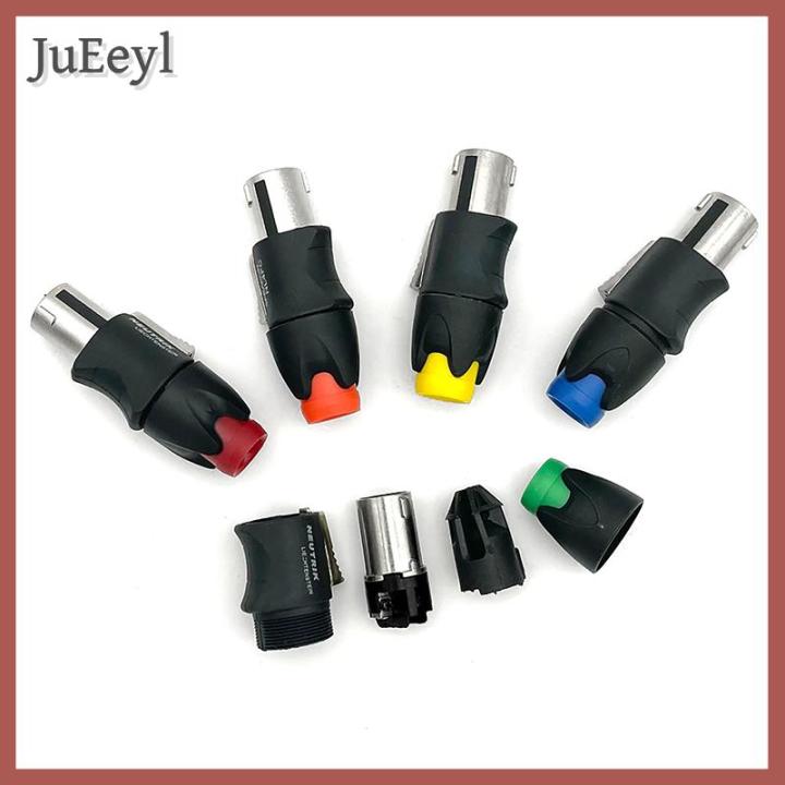 JuEeyl Metal 4 Pin Ohmic Connector Professional Audio Plug Stage ...