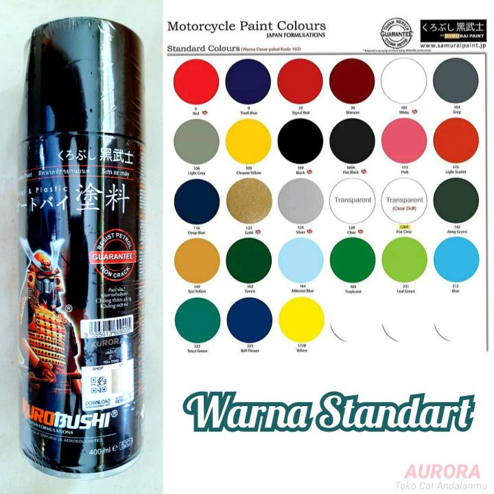 Pilox SAMURAI PAINT Warna Standart | Lazada Indonesia