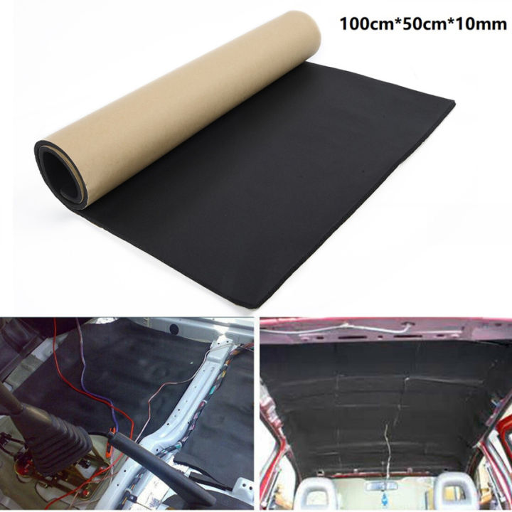 100*50cm 10mm Thickness Car Sound Mat Proofing Deadener Heat Noise ...