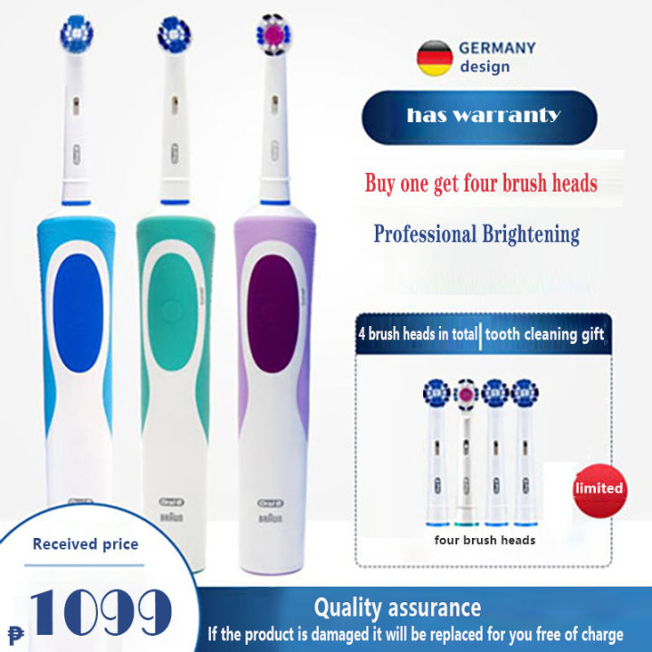 Oral B Electric Toothbrush 2D Cleaning Rotary Toothbrush Rechargeable ...