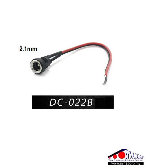 DC Plug Adapter DC-022B Female DC Power Supply Socket Jack Plug Connector Cable | Lazada
