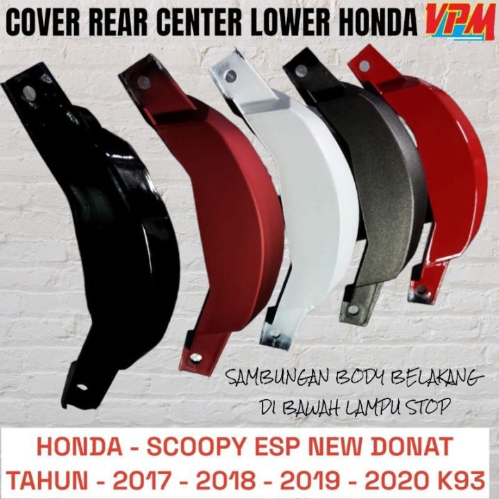 cover rr center lower sambungan body belakang bawah scoopy new donat ...