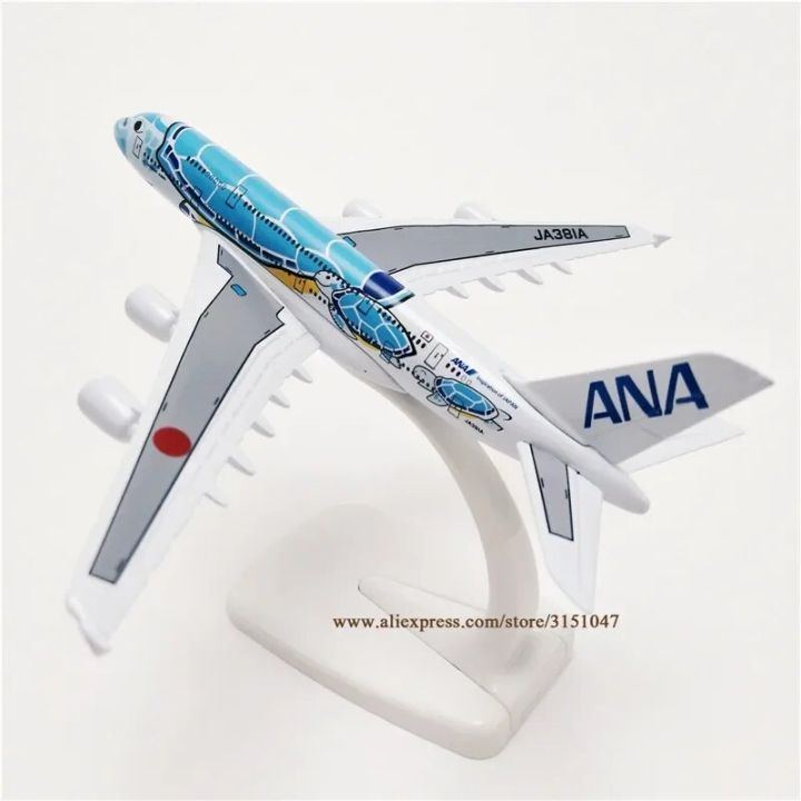 NEW Blue 16Cm Air Japan ANA Airbus A380 Cartoon Sea Turtle Airlines ...