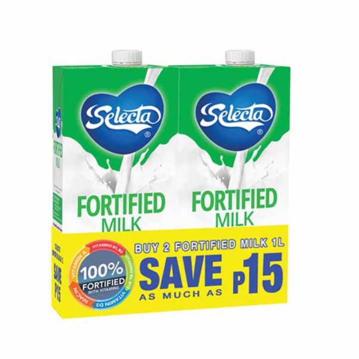 Selecta 100 Fortified Milk With Vitamins X2S Save P15 Original 1Liter ...