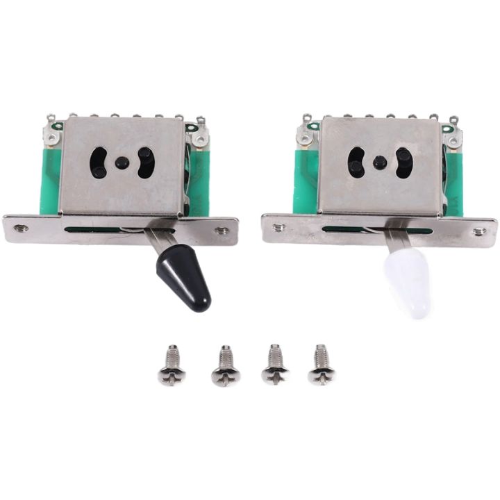 [eriop mall]2Pcs 5 Way Pickup Toggle Switch for /SQ Series Electric ...