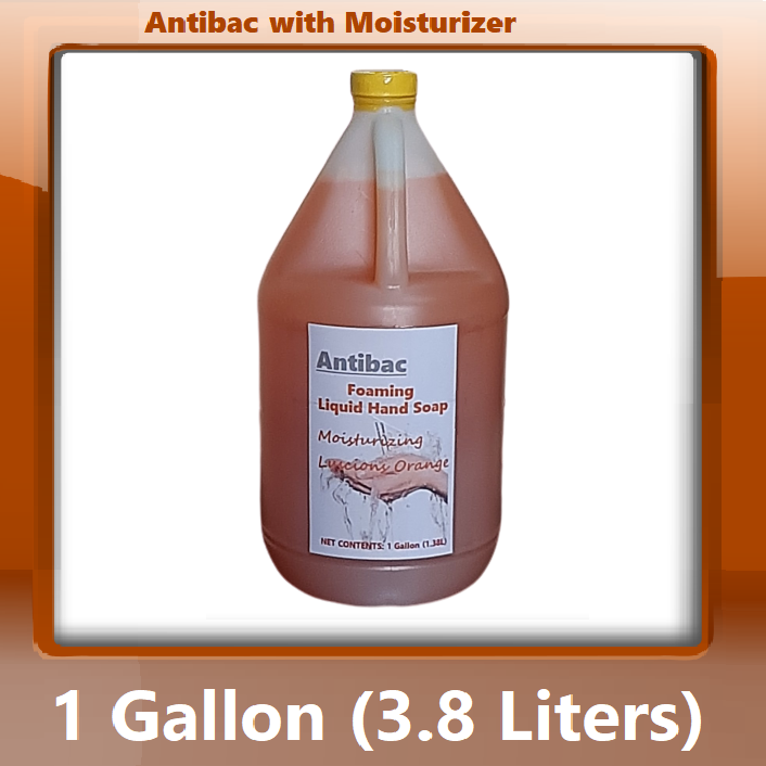 Antibacterial Liquid Hand Soap with Moisturizer - 1 GALLON (3.8 LITERS ...