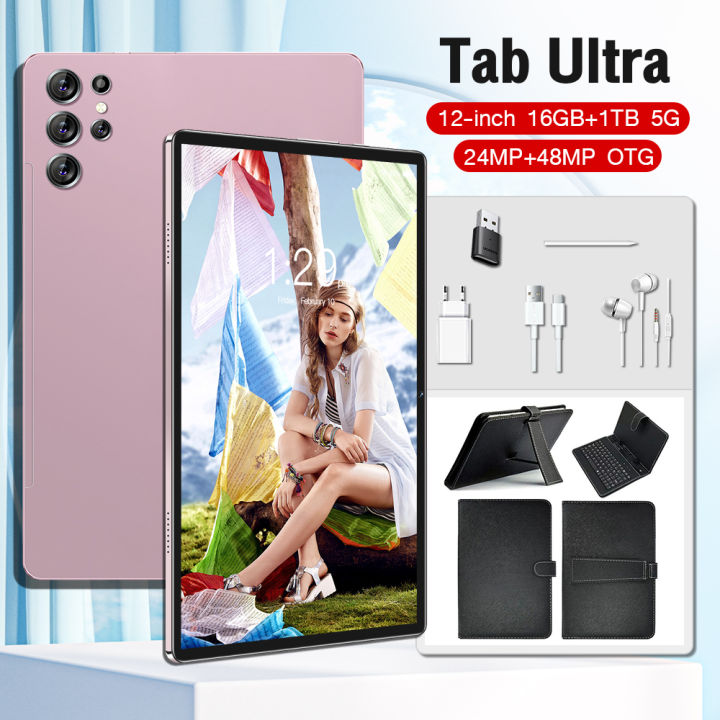 โน๊ตบุ๊ค/แท็บเล็ต Sunsang 2 in 1 Tab Ultra แท็บเล็ต 12นิ้ว Wifi 4g/5G ...