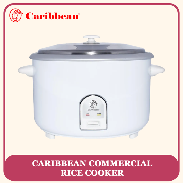 Caribbean Commercial Rice Cooker CBRC-6000 6 Liters Big Capacity ...