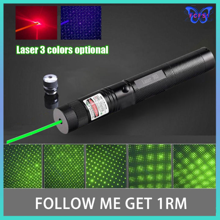 303 Green Laser Sight Lasers Pointer Powerful Flashlight Command Laser ...