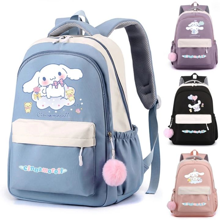 Cinnamoroll Backpack Children Girls Boy Sanrio Schoolbag Kawaii Student ...
