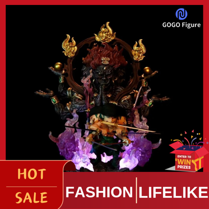 ONE PIECE Devil May Cry Nine knives flow Asura Roronoa Zoro scene ...