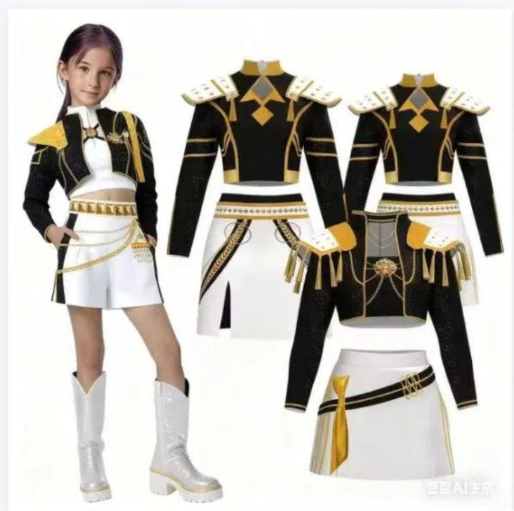 Girls Rumi Zoey Mira Cosplay Kpop Demon Hunters Cosplay Costume ...