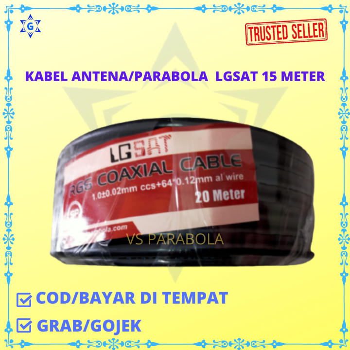KABEL PARABOLA LGSAT RG 6 15 METER | Lazada Indonesia