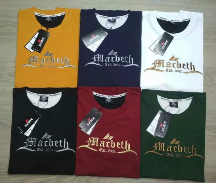 MAC..BETH BRANDED OVERRUNS UNISEX T-SHIRT FOR MEN AND WOMEN MALL-PULL ...
