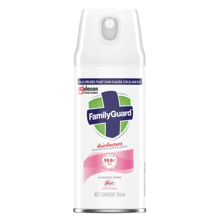 Family Guard Fresh Floral Disinfectant Spray Aerosol 155mL | Lazada PH