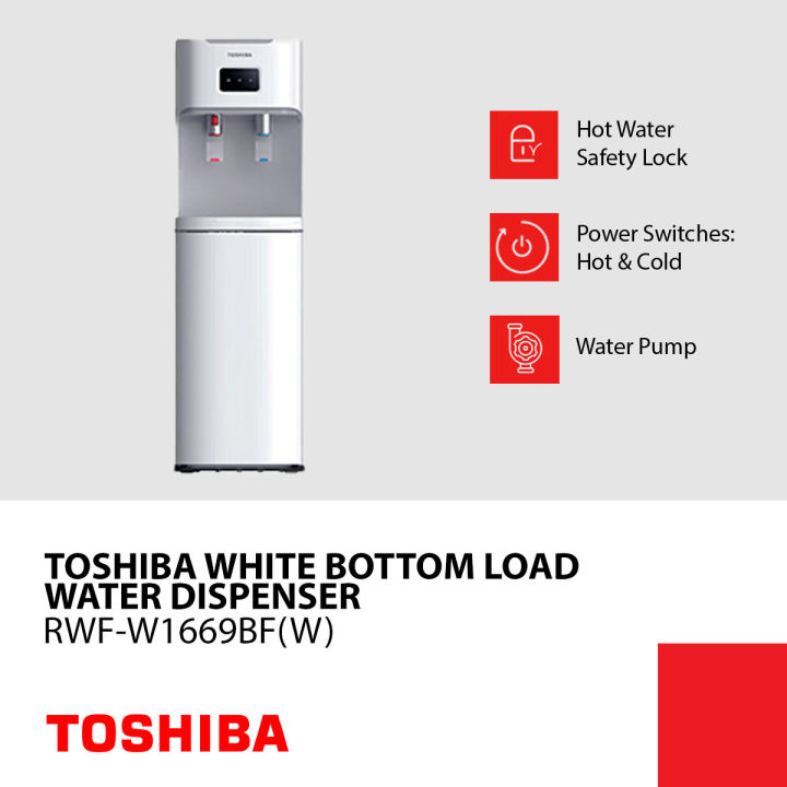 Toshiba White Bottom Load Water Dispenser | Lazada