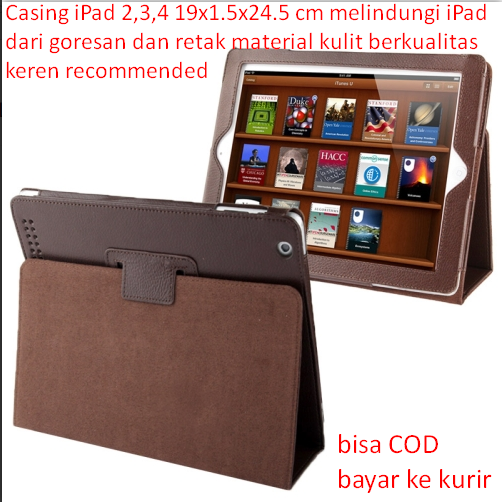 Casing iPad 2,3,4 19x1.5x24.5 cm melindungi iPad dari goresan dan retak ...