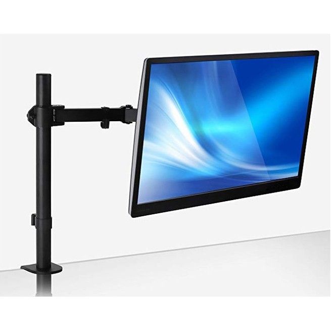 14-27 inches Single Arm Desk Table Computer Monitor LCD TV Clamp ...