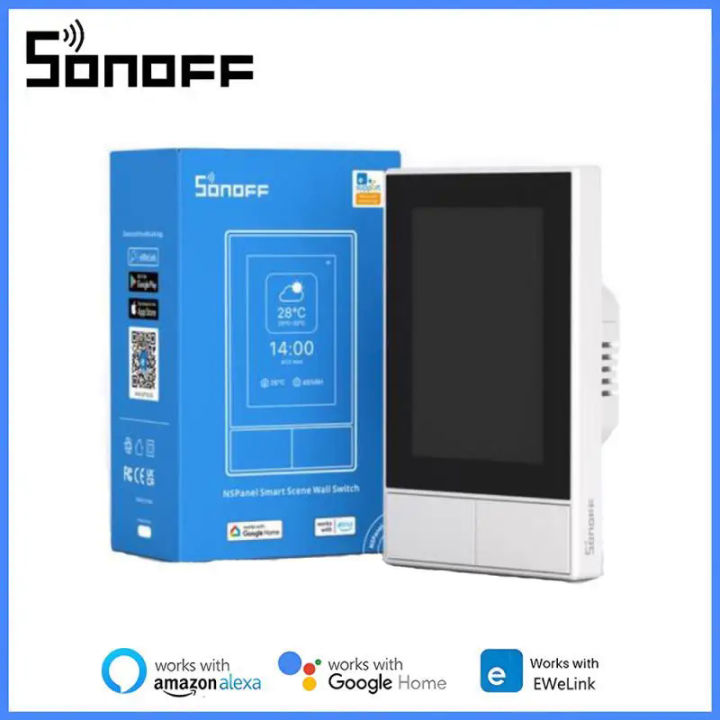 SONOFF NS Panel White Smart Scene Wall Switch EU/ US Wifi Smart ...