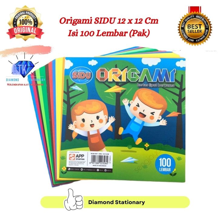 Origami Sidu 12 x 12 cm 100 Lembar (Pak) | Lazada Indonesia
